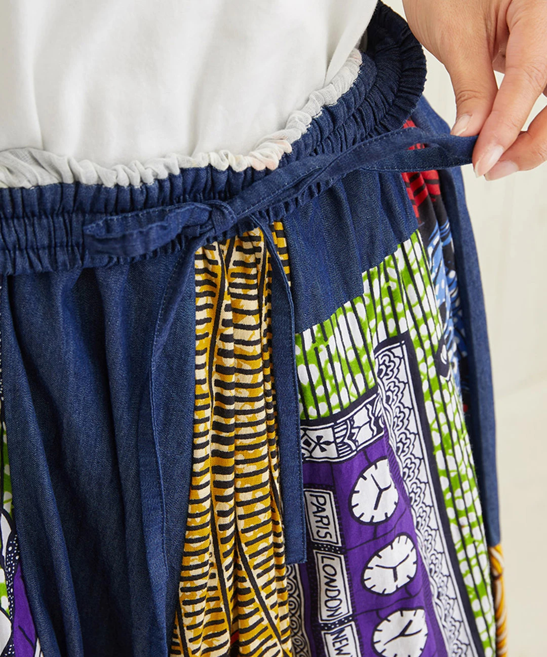 Shanti Shanti アフリカンデニムスカート【WEB限定】 / スカート