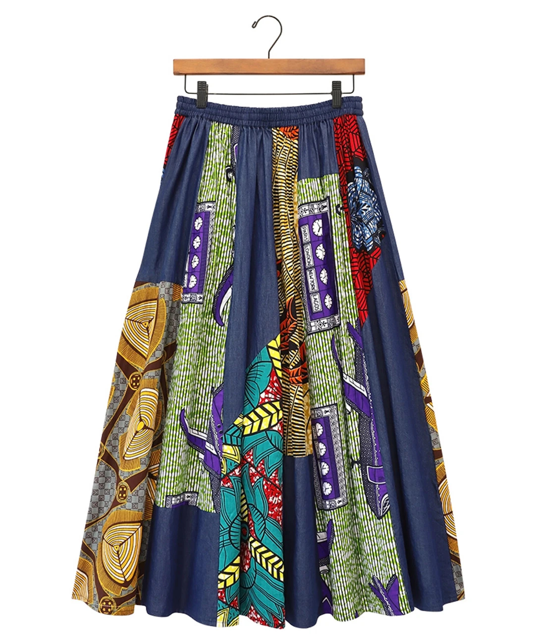 Shanti Shanti アフリカンデニムスカート【WEB限定】 / スカート