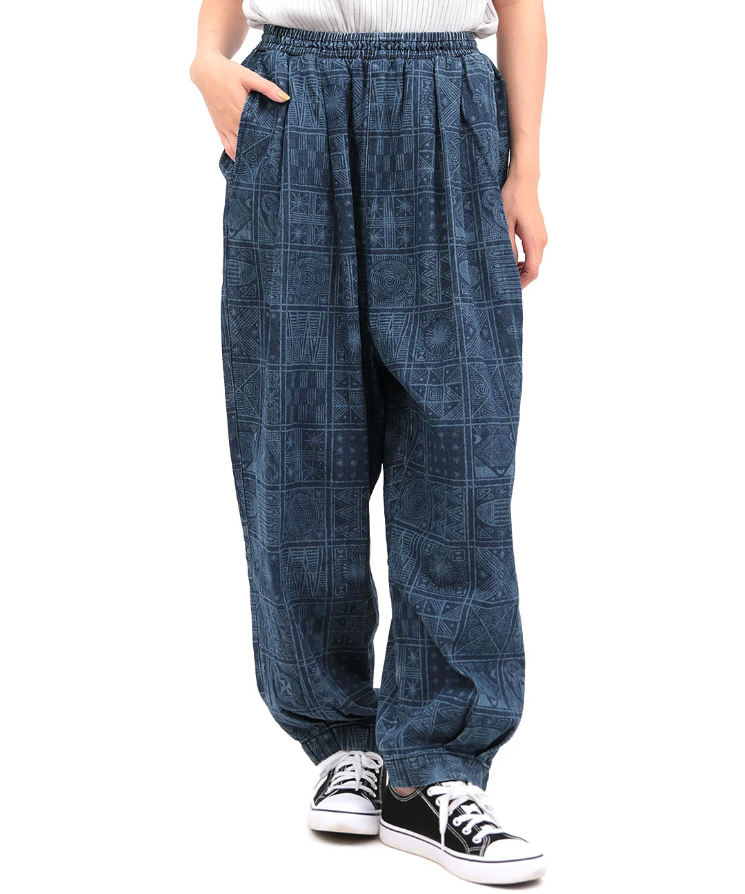 アディレプリントデニムパンツ / パンツ | エスニックファッション