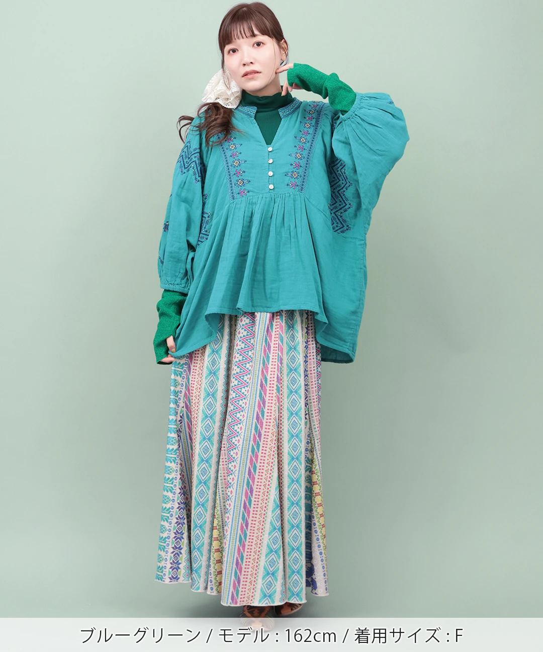 Rico フェズ刺繍モチーフブラウス / シャツ・ブラウス | エスニック